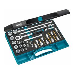 Hazet 885N Steckschl&uuml;ssel-Satz Vierkant hohl 10 mm (3/8 Zoll) Au&szlig;en-Sechskant-Tractionsprofil, Innen-Sechskant Profil, Kreuzschlitz Profil PH, Schlitz,)