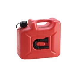 Hünersdorff Hünersdorff Kraftstoff-Kanister PROFI (UN) 10 L rot,UN-Zulassung,HDPE,schwarzes Zubehör (801060)