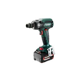 Metabo Akku-Schlagschrauber SSW 18 LTX 400 BL MetaboX 145; 18V 2x4Ah Li-Power + ASC 55 (602205500)