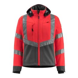 Mascot Blackpool Soft Shell Jacke Größe S, hi-vis rot/dunkelanthrazit (15502-246-22218-S)