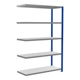 Schulte Anbauregal Steckregal MULTIplus250 2000 x 1300 x 500 mm 5 Fachb&ouml;den Kreuzstrebe RAL 5010 enzianblau/verzinkt ; SCHULTE LAGERTECHNIK (12955-130-B)