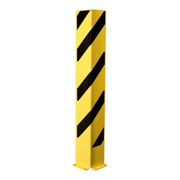 Moravia Anfahrschutz Winkel schwarz/gelb 1200 x 160 x 6 mm zum Aufd&uuml;beln (197.18.380)