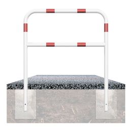 Schake Abweiseb&uuml;gel aus Stahlrohr &Oslash; 48 x 2,5 mm Breite: 1500 mm, H&ouml;he: 1400 mm + Querholm, beschichtet, zum Einbetonieren (448_33B)