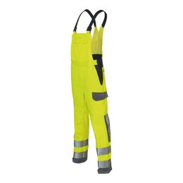 K&Uuml;BLER WORKWEAR K&uuml;bler Latzhose PROTECTIQ HIGH VIS ARC2 PSA 3 warngelb/anthrazit Form 3394 Gr&ouml;&szlig;e 48 ; K&uuml;bler Workwear (3394 8420-3497-48)