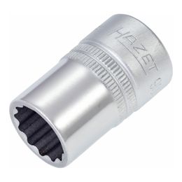 Hazet Doppel-6-Kant-Steckschl&uuml;ssel-Einsatz 900AZ s: 19/32" Vierkant hohl 12,5 mm (1/2") (900AZ-19/32)