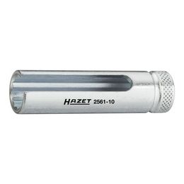 Hazet Turbolader Steckschl&uuml;ssel-Einsatz (Doppel-6kt.) 2561-10 Vierkant hohl 6,3 mm (1/4 Zoll) Au&szlig;en-Doppel-Sechskant Profil 10)