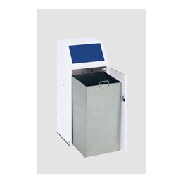 Var Wertstoffsammler WSG 69 mit Fronttür und Inneneinsatz enzianblau 70 l (17162)