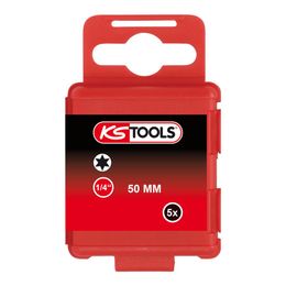 KS Tools 1/4" CLASSIC Bit TX, 50mm, T10, 5er Pack (911.2726)