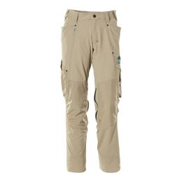 Mascot Hose mit Knietaschen, Stretchstoff Hose Größe 76C56, hellkhaki (17179-311-55-76C56)