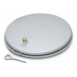 Zarges Brunnenabdeckung, rund mit Isolierung, Stahl feuerverzinkt 625 mm (47162)