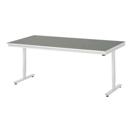 Rau Arbeitstisch adlatus 150 elektrisch h&ouml;henverstellbar Linoleum-/Universal-Platte 2000 mm x 1000 mm (08-AT-200-100-L)