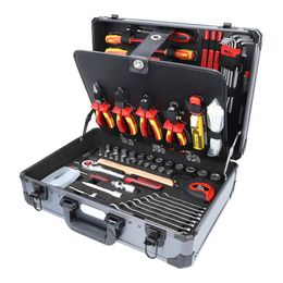 KS Tools 1/4" + 1/2“ Elektriker-Werkzeugkoffer, 128-tlg. (911.0628)