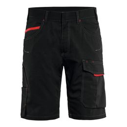 BLAKLÄDER Blakläder Service Shorts Service Plus, schwarz / rot, Konfektionsgröße 52 (149913309956C52)