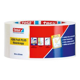 Tesa&reg; 4306 Profi PLUS Malerkrepp 50 m &times; 50 mm chamois schwach gekreppt (04306-00046-02)