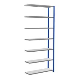 Schulte Anbauregal Steckregal MULTIplus250 3000 x 1300 x 400 mm 7 Fachb&ouml;den Kreuzstrebe RAL 5010 enzianblau/verzinkt ; SCHULTE LAGERTECHNIK (12947-130-B)