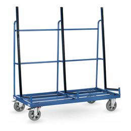 Fetra Plattenwagen 4455 -einseitig - Tragkraft 1200kg Elastic-Vollgummi-Reifen)