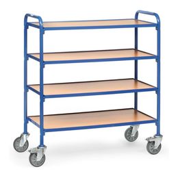Fetra Beistellwagen 32940 - mit Böden - Tragkraft 250kg TPE-Reifen)
