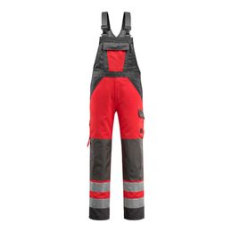 Mascot Latzhose Gosford hi-vis rot/dunkelanthrazit Größe 44 (15969-948-22218-44)