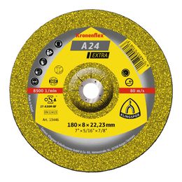 Klingspor A 24 EX Schruppscheiben, 180 x 8 x 22,23 mm gekröpft (13446)