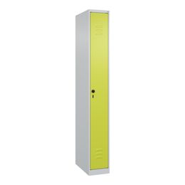 C+P Spind Classic PLUS, 1 Abteil, 1850x250x500mm, 7035/0024 Verschluss Sicherheits-Drehriegel ; C + P M&ouml;belsysteme (080000-19|S10009)