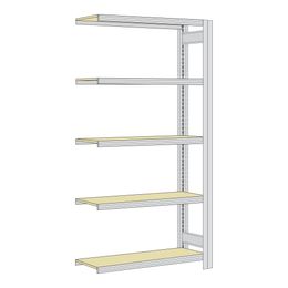 Regalwerk BERT Gro&szlig;fachregal Anbaufeld HxBxT 2000x1005x400mm (B3-50511-40)