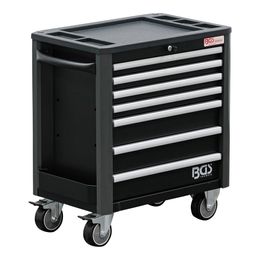 BGS-technic BGS technic Werkstattwagen 7 Schubladen extra geringe Bauhöhe leer aus Metall mit Werkstattwagen und Schubladen für Werkstatt, 4102)