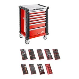 Facom Werkstattwagen JET.7M3 mit 9 Modulen (SPOTLIGHT.FOAM.M3)