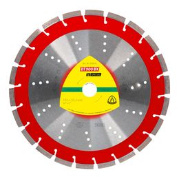 Klingspor DT 900 BX Diamanttrennscheiben, 350 x 3 x 25,4 mm 22 Segmente 40 x 3 x 12 mm, Standardverzahnung (369574)