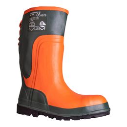 HASE Lumberjack Forstgummistiefel aus Naturkautschuk Gr&ouml;&szlig;e 45 (22000620-45)