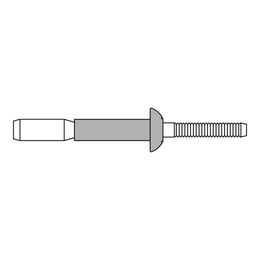 Gesipa MEGA GRIP Blindniete Alu/Alu 6,4 x 20,5 (1433811)