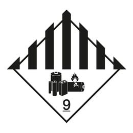 Gefahrgutkennzeichen Lithiumbatterien, Typ: 04100 ; Industrial Quality Supplies (F170.16.160)