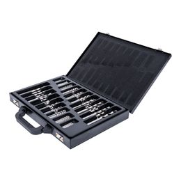 STIER Spiralbohrer-Set, Standard, DIN 338, HSS-G, 1 - 10 mm, 0,5 mm steigend, 170-teilig (902556)