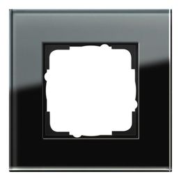 GIRA Abdeckrahmen 1f. sw-glas Esprit 021105)
