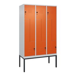 C+P Z-Spind Classic PLUS, Gestell, 6 F&auml;cher, 2120x1200x500mm, 7035/2004 Verschluss Sicherheits-Drehriegel ; C + P M&ouml;belsysteme (0800337-326|S10030)