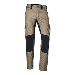 K&Uuml;BLER WORKWEAR Stretchhose ACTIVIQ sandbraun/schwarz Form 2850 Gr&ouml;&szlig;e 66 ; K&uuml;bler Workwear (2850 5231-2599-66)