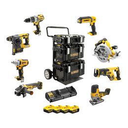 Dewalt DCK856P4-QW Akku Combopack 18V 5 Ah 8-tlg. Tough-System)