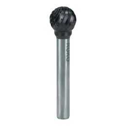 Ruko Hartmetall Frässtift TiCN Form D Kugel (KUD) Durchmesser 6,0 mm L1 min 56 mm (116041TC)