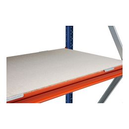 Regalwerk EMMA-Holzeinlage BxT 2700 x 1000 mm Fachabdeckung max. Traglast: 700 kg (B7-83123-K)