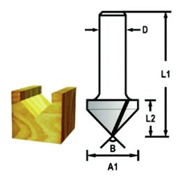 Makita V-Nutfr&auml;ser 15,9 mm (D-47905)