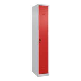 C+P Spind Classic PLUS, 1 Abteil, 1850x300x500mm, 7035/3020 Verschluss Sicherheits-Drehriegel ; C + P M&ouml;belsysteme (080000-10|S10006)