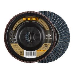 Rhodius PROline LSZ P1 F&auml;cherschleifscheibe 115 x 22,23 mm K24 (202517)