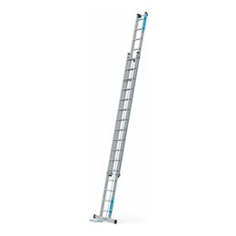 Zarges Skyline 2E - Leichtmetall-Seilzugleiter mit 2 x 16 Sprossen und automatischer Verriegelung (40207)