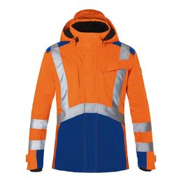 KÜBLER WORKWEAR Kübler Hardshelljacke REFLECTIQ PSA 2 warnorange/kbl.blau Form 1327 Größe 3XL ; Kübler Workwear (1327 8231-3746-3XL)