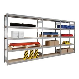 Regalwerk BERT Gro&szlig;fachregal Grundfeld HxBxT 3000x1285x300mm (B3-50712-30)