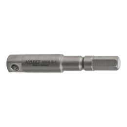 Hazet Schlag-, Maschinenschrauber-Adapter 8508S-1 Sechskant massiv ISO 1173-A 5,5 Vierkant massiv 6,3 mm (1/4 Zoll))