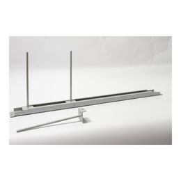Regalwerk BERT-L&auml;ngstr&auml;ger f&uuml;r Fachteilerstab 1280 mm C-Profil mit Einschubaussparung (B3-30833-K)