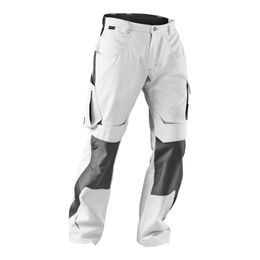 KÜBLER WORKWEAR Kübler Damenhose PULSSCHLAG HIGH PSA 2 weiß/anthrazit Form 2124 Größe 36 ; Kübler Workwear (2124 5365-1097-36)