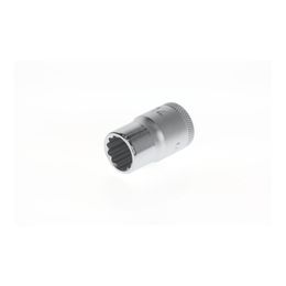 Gedore Steckschl&uuml;sseleinsatz, Nuss, 1/2 Zoll 12,5 mm Antrieb, 12-kant, 14 mm Weite, Werkzeug, D 19 14, Stahl verchromt (6133630)