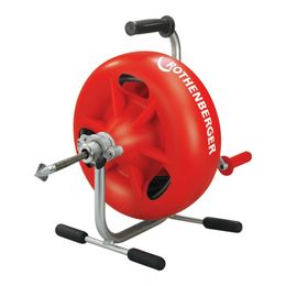 Rothenberger Rohrreinigungsspirale aus Stahl zum Reinigen von Abflussrohren, Durchmesser:13mm, Länge:15 m, 72016)