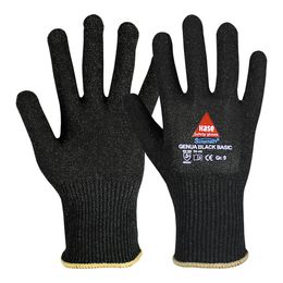 HASE Genua Black Basic Schnittschutzaus Sinomac&reg; Hybridgarn Gr&ouml;&szlig;e 8 (508506-8)